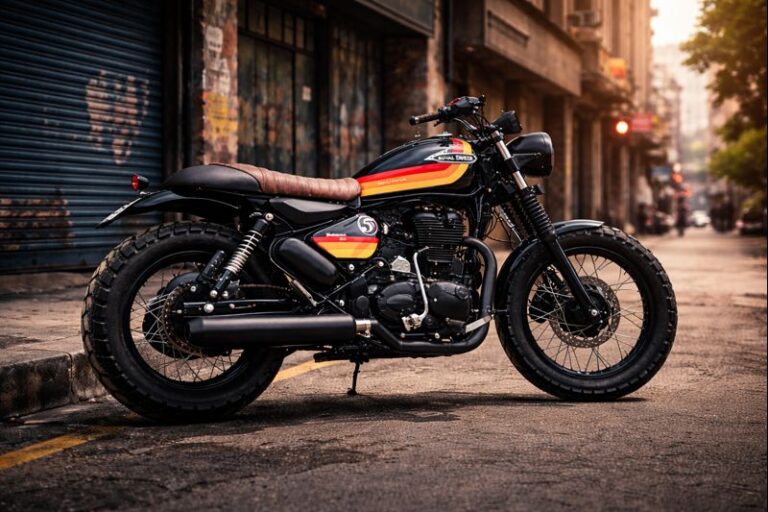 Royal Enfield Thunderbird 500 SCrambler by Bulleteer Customs